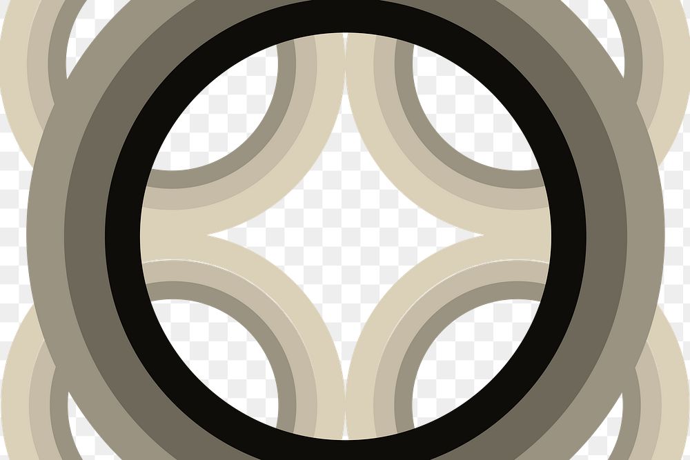Geometric circle png frame, abstract | Premium PNG - rawpixel