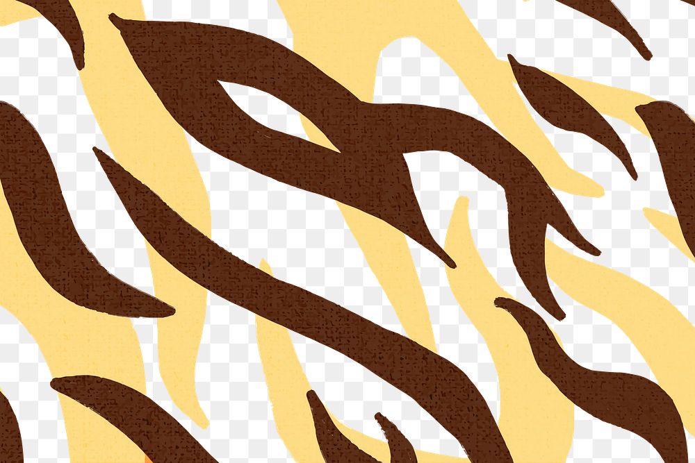 Tiger pattern png background brown | Premium PNG - rawpixel