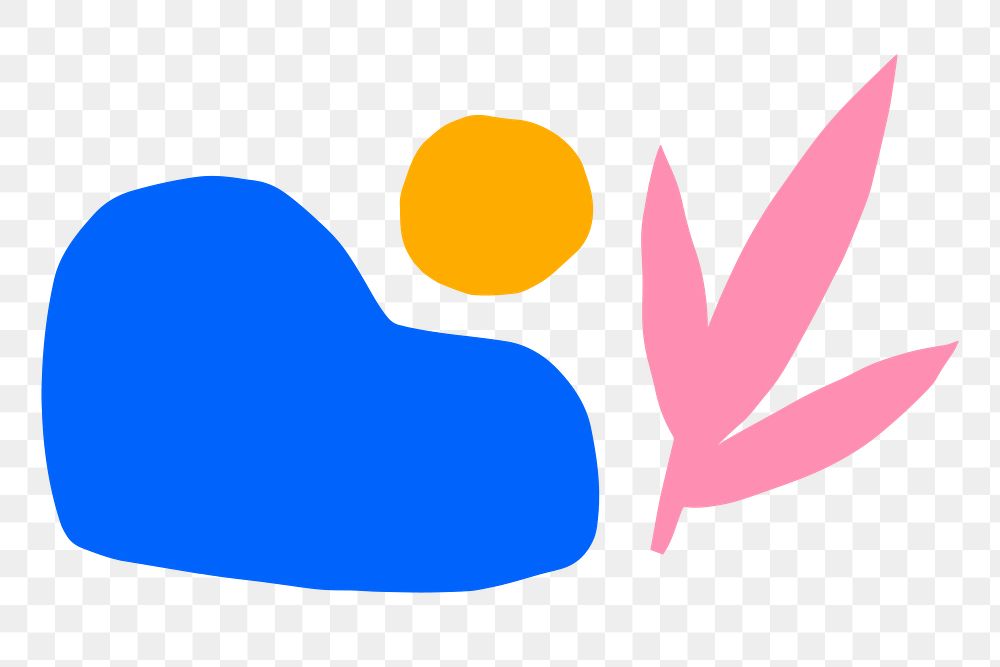 Abstract shape png sticker, transparent | Premium PNG Sticker - rawpixel