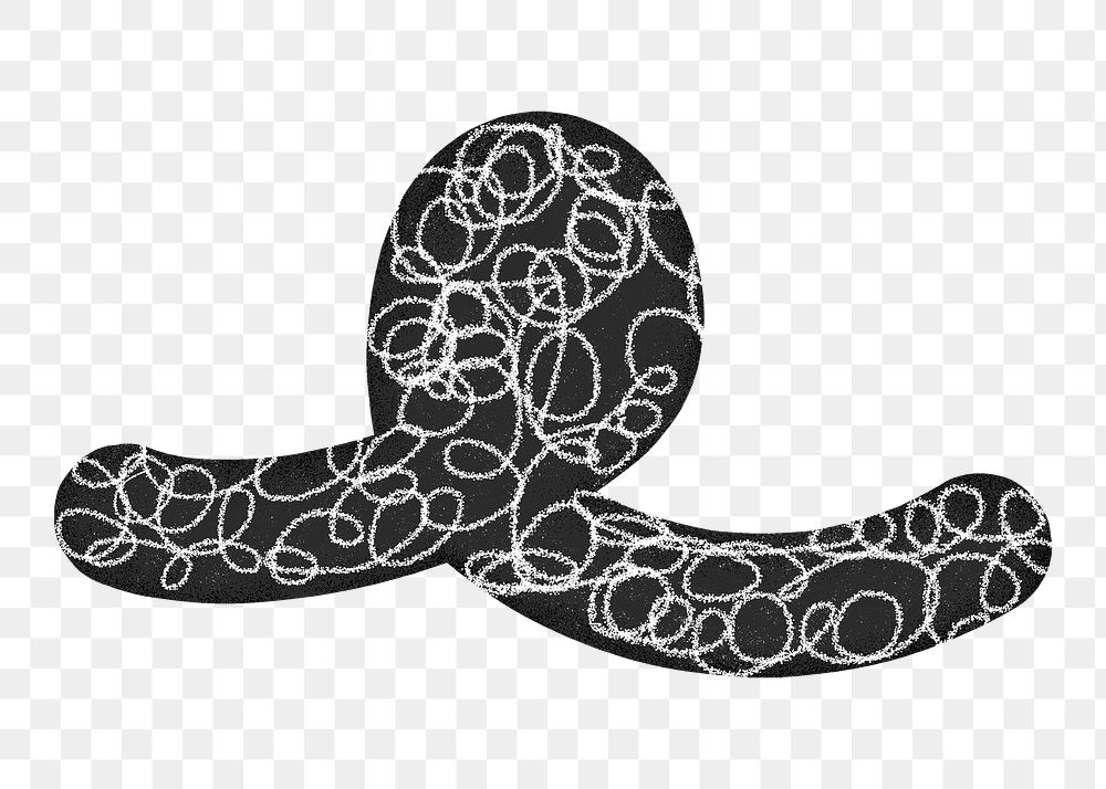 Organic shape png sticker, black | Premium PNG - rawpixel
