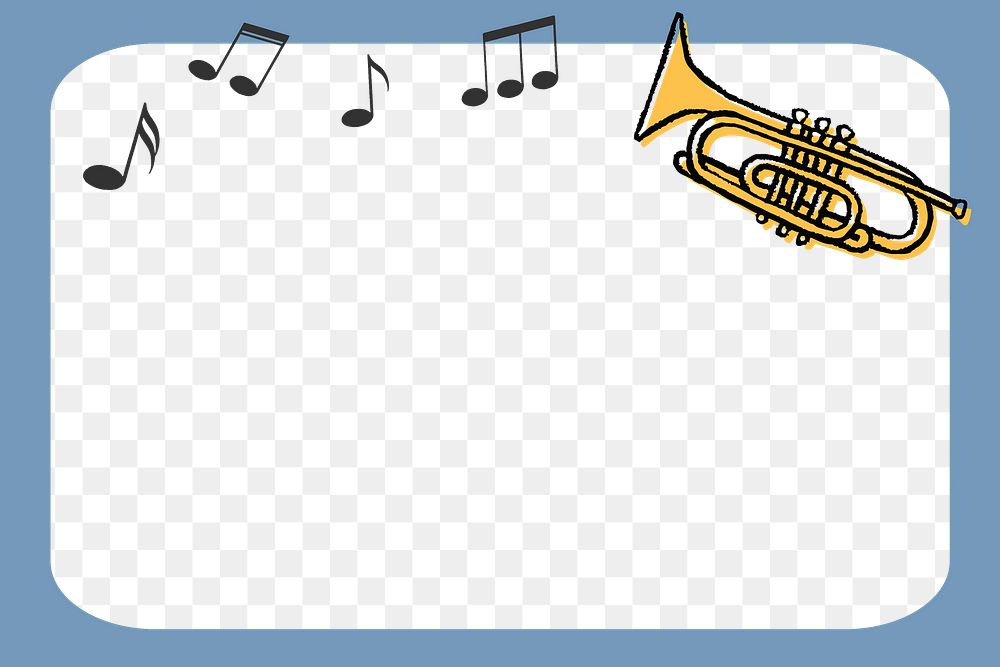 Jazz png frame, transparent background, | Premium PNG - rawpixel