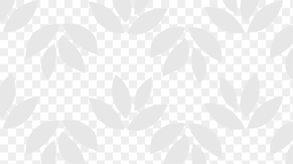 Light gray seamless leaf pattern | Premium PNG - rawpixel