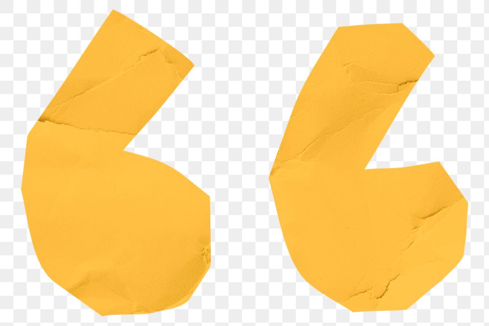 Png quotation mark paper cut | Premium PNG Sticker - rawpixel