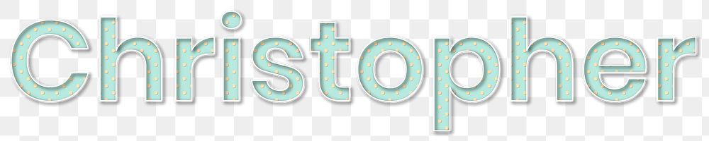 Png name Christopher word art | Premium PNG Sticker - rawpixel