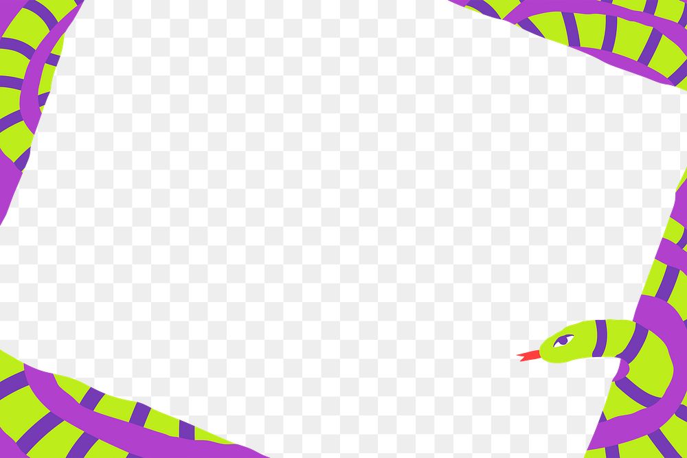 Png snake frame cute animal | Premium PNG - rawpixel