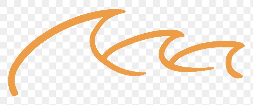 Png ocean waves cute doodle | Free PNG Sticker - rawpixel