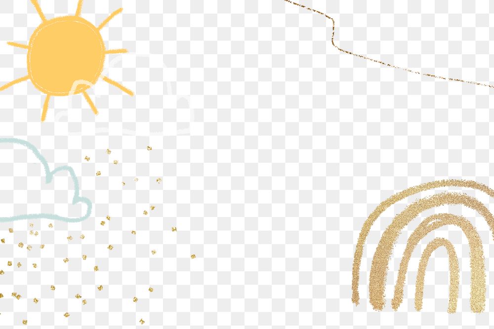 Weather png border background cute | Premium PNG - rawpixel