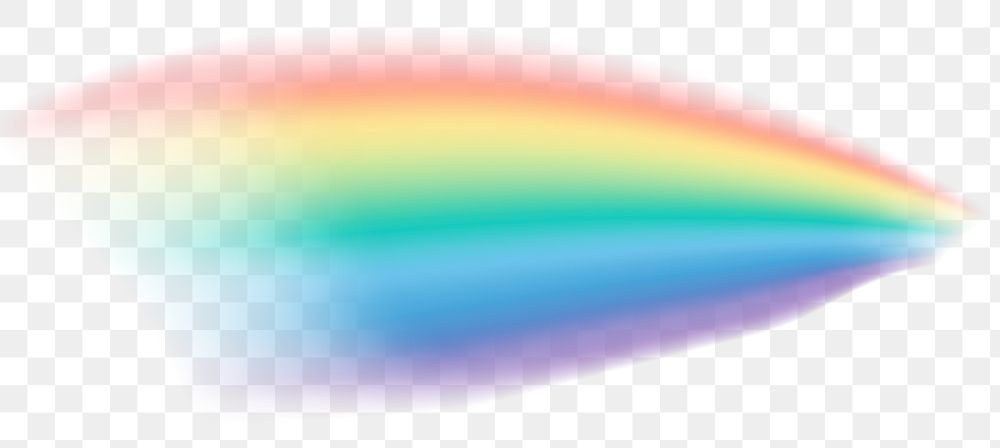 Png rainbow light design element | Premium PNG Sticker - rawpixel