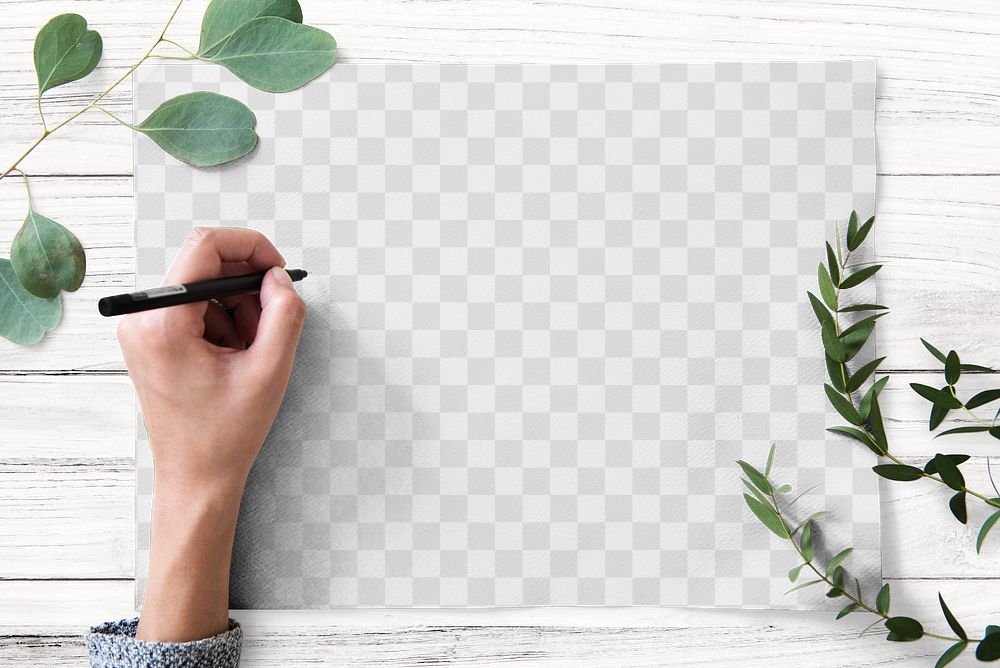 Hand writing on blank paper | Free PNG - rawpixel