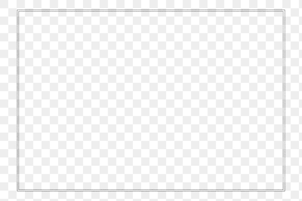 Simple rectangle frame transparent png | Free PNG - rawpixel