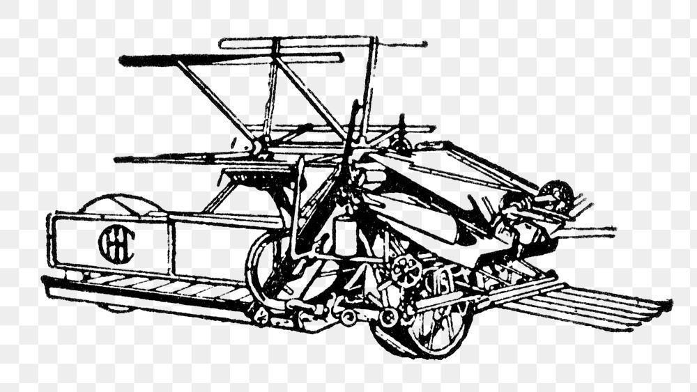 Agriculture machine png collage element, | Premium PNG - rawpixel