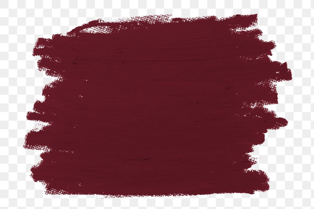 Matte maroon red paint brush | Free PNG Sticker - rawpixel