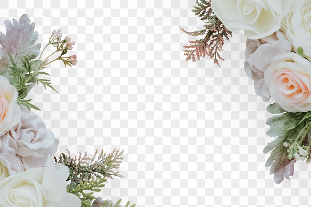 Botanical frame design element | Free PNG - rawpixel