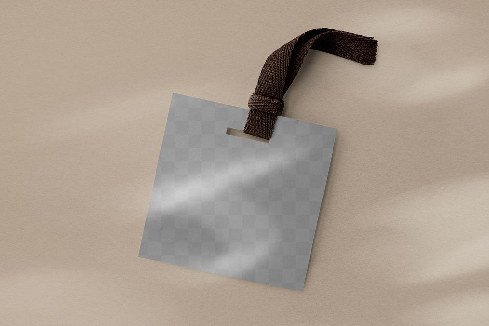 Clothing tag mockup png transparent, | Premium PNG - rawpixel