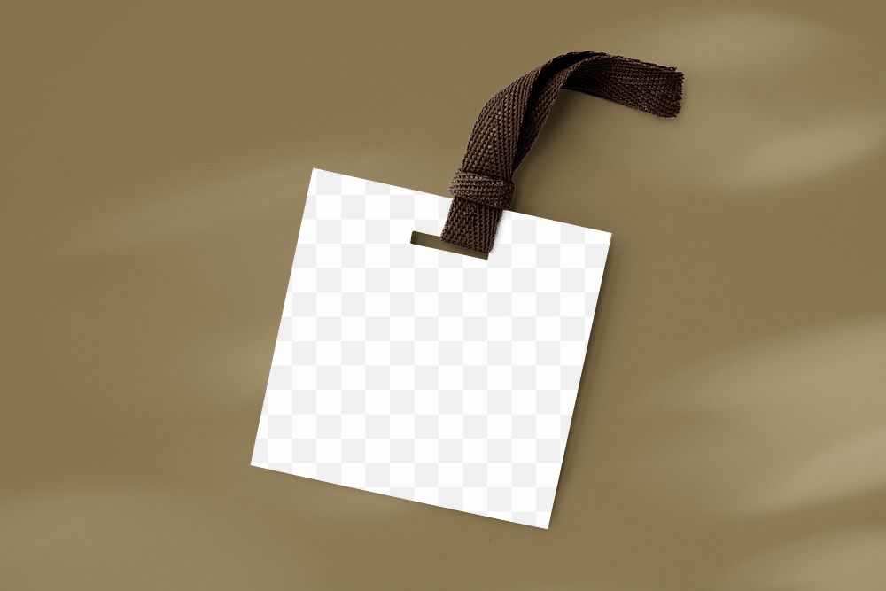 Clothing tag mockup png transparent, | Premium PNG - rawpixel