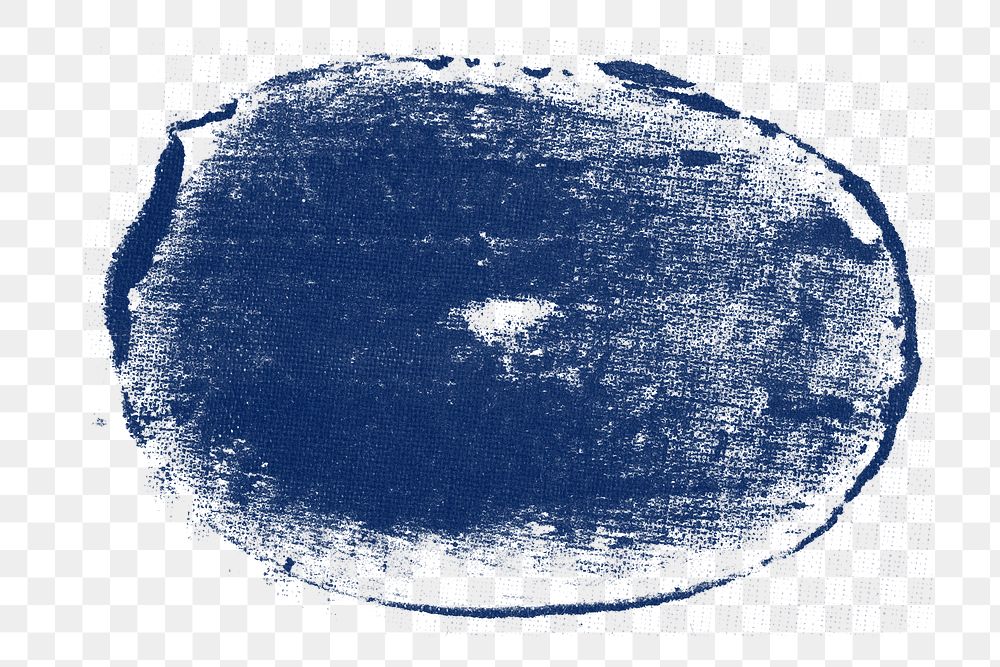 Blue oval sticker png block | Premium PNG Sticker - rawpixel