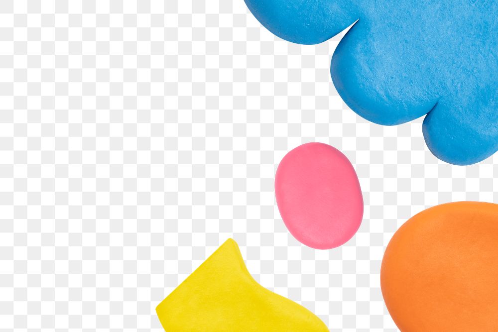 Png cute clay patterned border | Free PNG - rawpixel