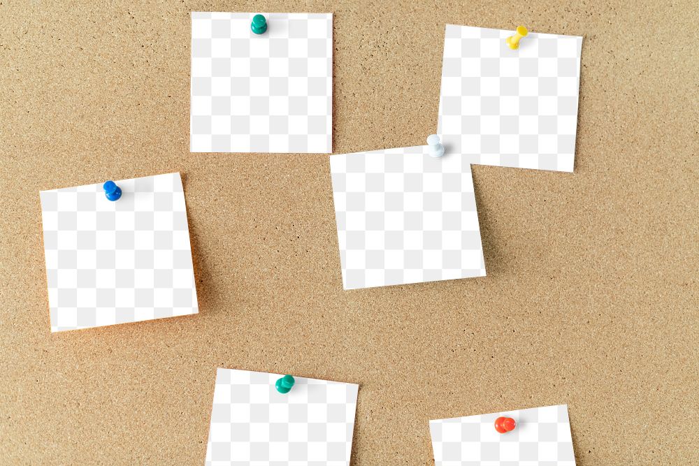 Paper png mockup, note pinned | Free PNG - rawpixel