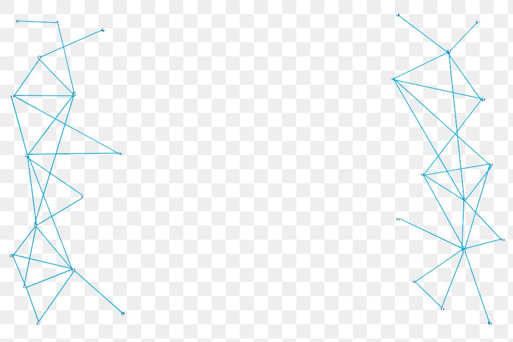 Abstract connection png frame, transparent | Free PNG - rawpixel