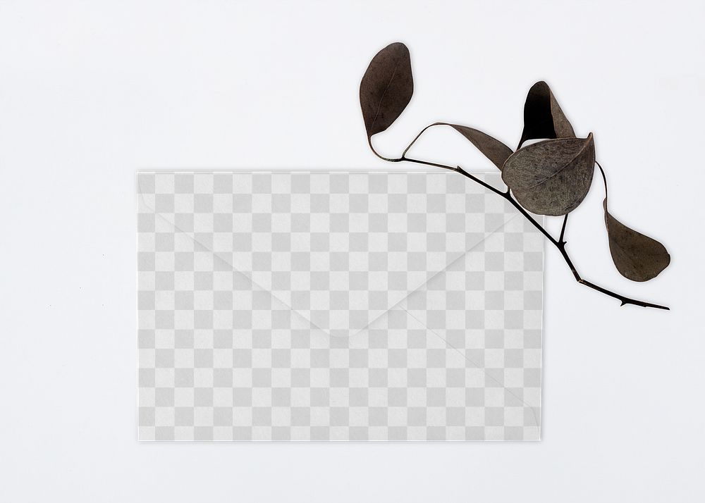 Transparent letter envelope mockup png | Free PNG - rawpixel