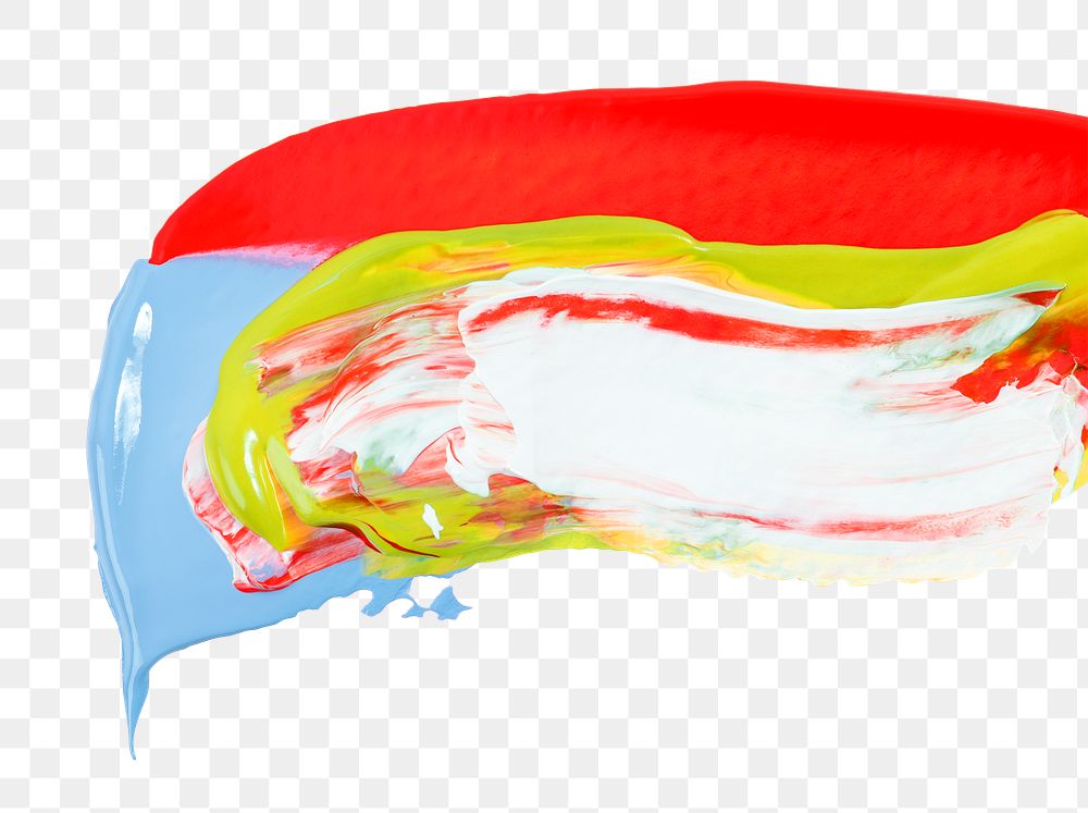 Paint png textured smear, colorful | Premium PNG Sticker - rawpixel