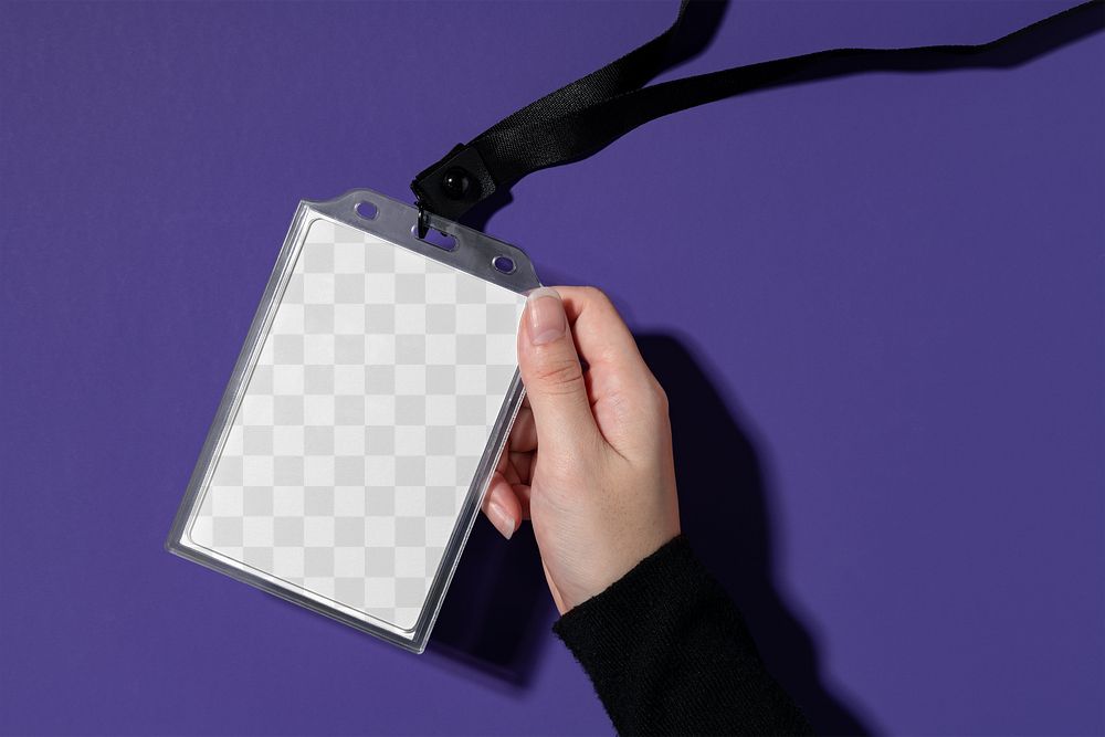 ID holder png, transparent mockup, | Premium PNG - rawpixel