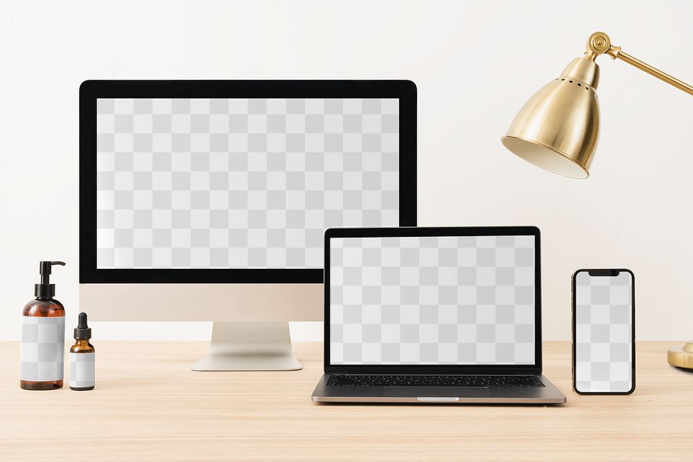 Transparent screen, digital device mockups, | Premium PNG - rawpixel