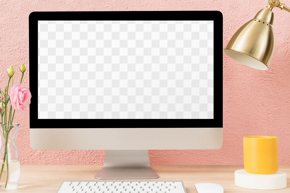 Computer mockup png, transparent screen, | Premium PNG - rawpixel
