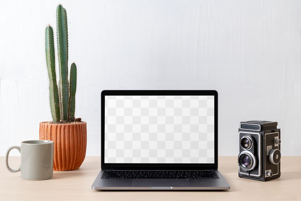 Transparent laptop screen png mockup, | Premium PNG - rawpixel