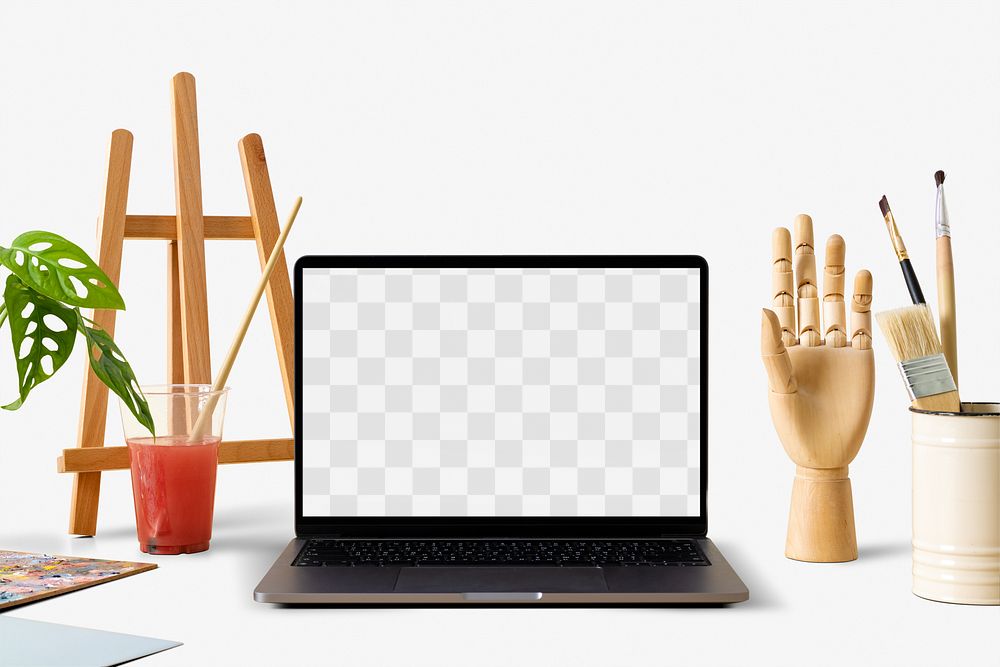 Transparent laptop screen mockup png, | Premium PNG - rawpixel