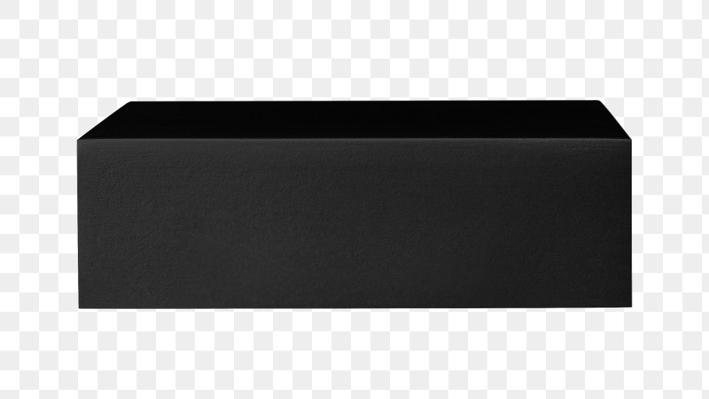 Black rectangle png, geometric shape | Premium PNG Sticker - rawpixel