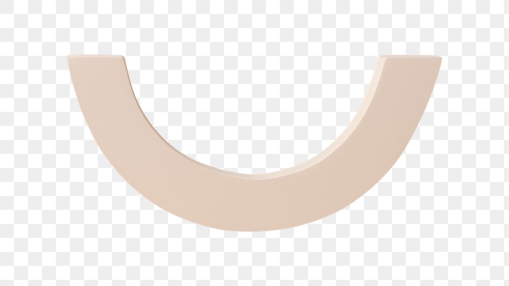 Beige arch png, geometric shape | Premium PNG Sticker - rawpixel