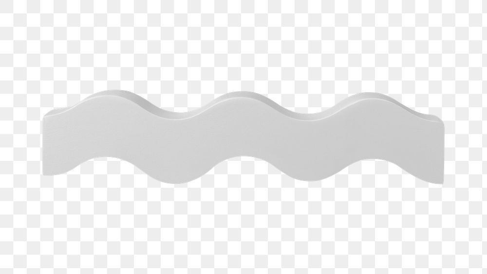 Gray wavy png, geometric shape | Premium PNG Sticker - rawpixel
