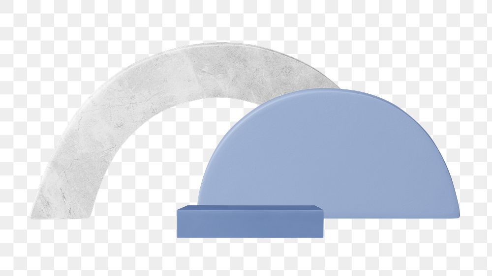 Blue geometric shapes png, isolated | Premium PNG Sticker - rawpixel