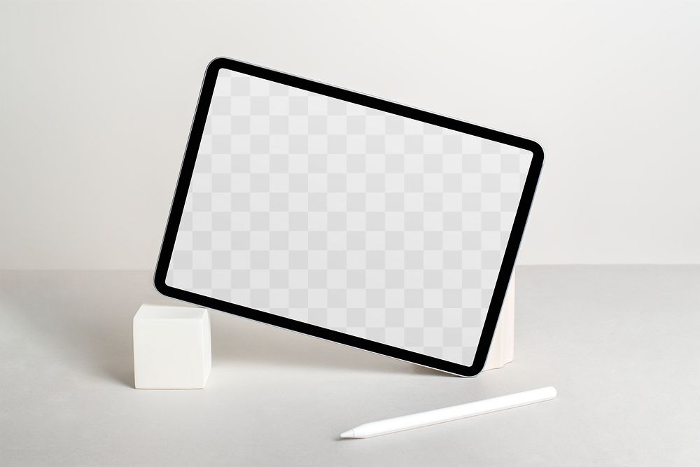Tablet screen mockup png transparent, | Free PNG - rawpixel