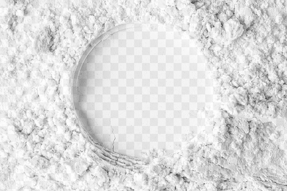 White powder frame png, texture | Premium PNG - rawpixel
