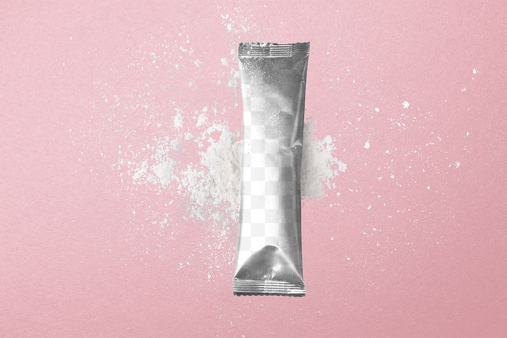 PNG stick sachet mockup transparent, | Premium PNG - rawpixel