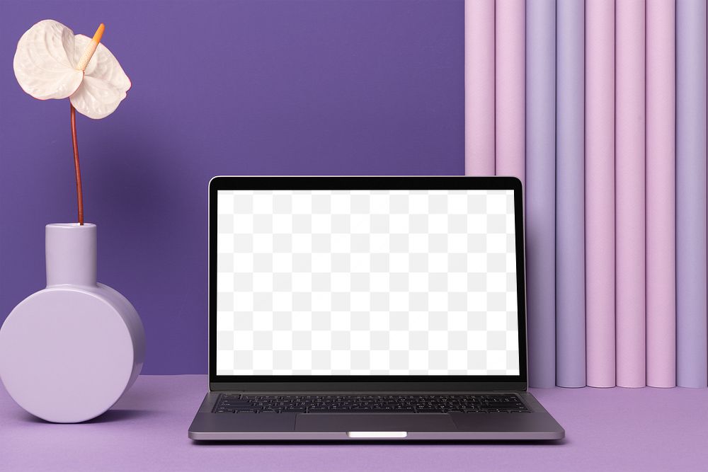Laptop screen png mockup, aesthetic | Premium PNG - rawpixel