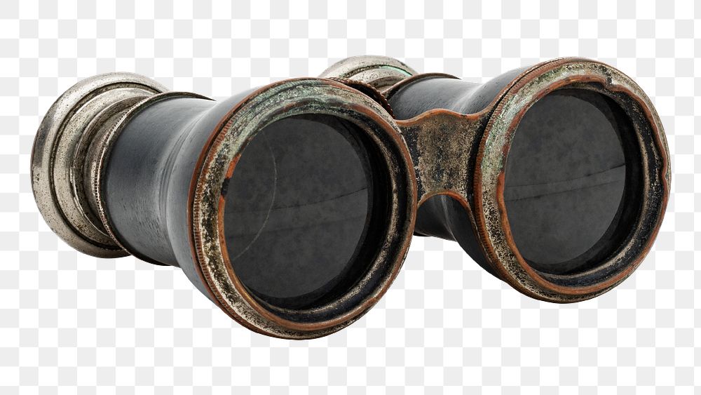 Retro rusty binoculars design element | Premium PNG Sticker - rawpixel