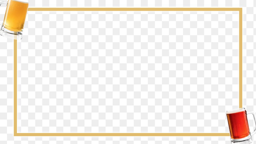 Png beer frame with design | Free PNG - rawpixel