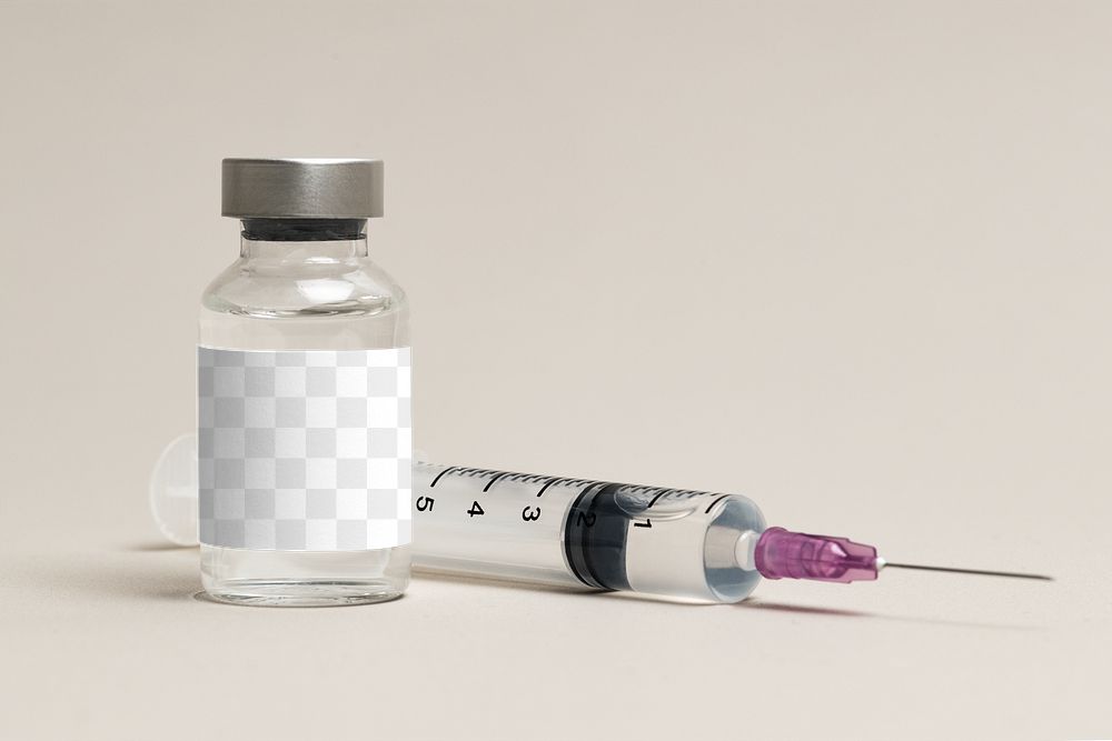 Glass Injection Bottle Mockup Images | Free Photos, PNG Stickers ...