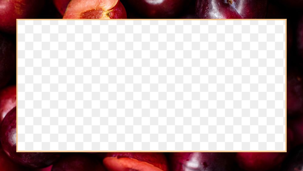Png red plum transparent frame | Free PNG - rawpixel