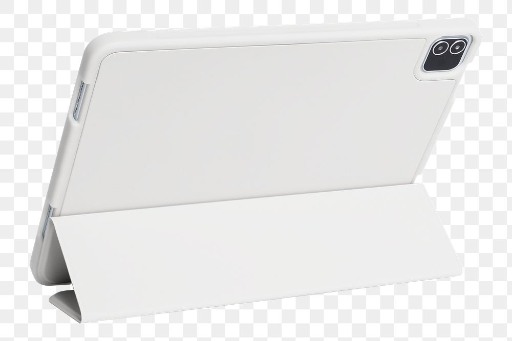 White digital tablet case mockup | Free PNG Sticker - rawpixel