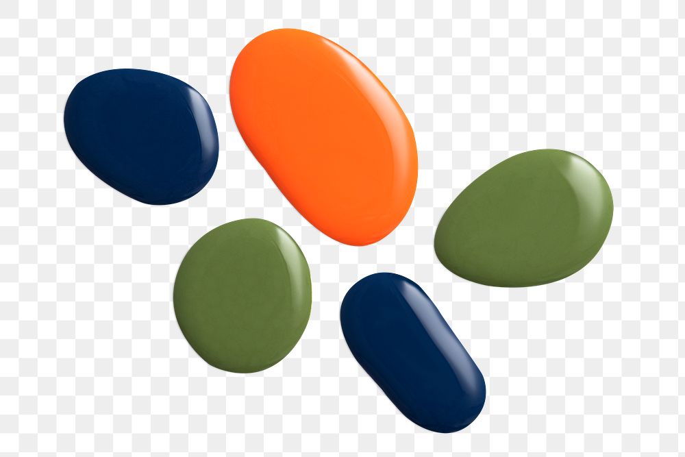 Colorful paint blob png element | Premium PNG - rawpixel