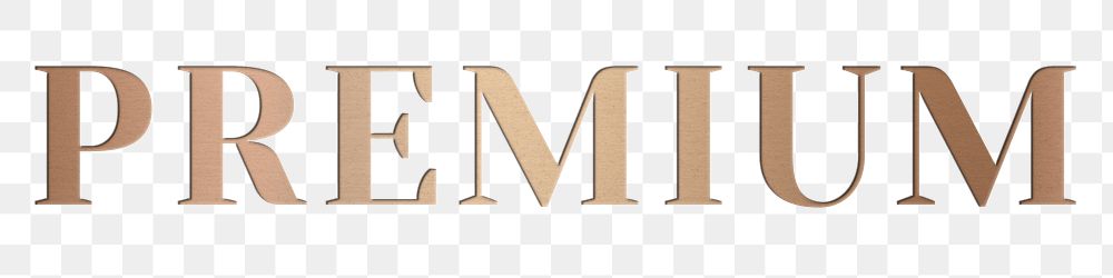 Premium png sticker typography in metallic | Free PNG Sticker - rawpixel