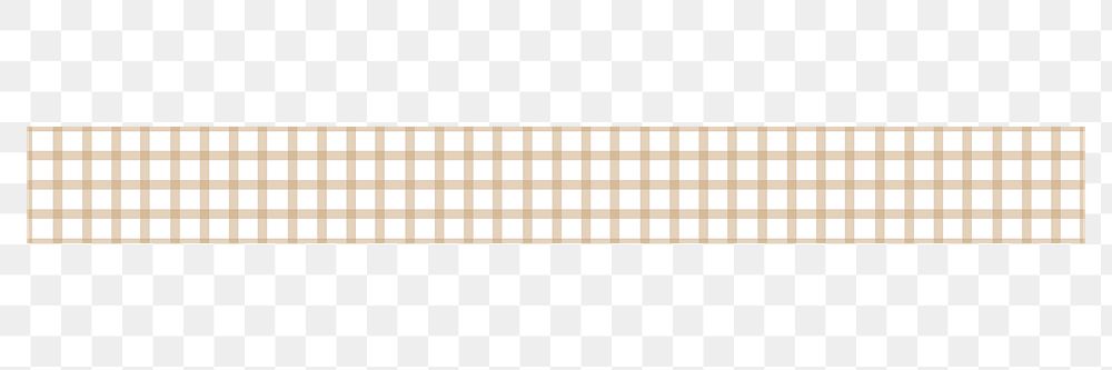 Plaid border png element, brown | Premium PNG Sticker - rawpixel