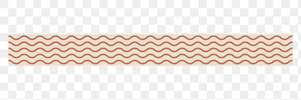 Beige wave png border element, | PNG Sticker - rawpixel