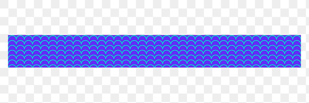Blue wave png border element, | Premium PNG Sticker - rawpixel