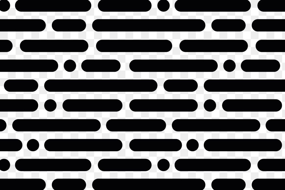 Black geometric png pattern, transparent | Premium PNG - rawpixel