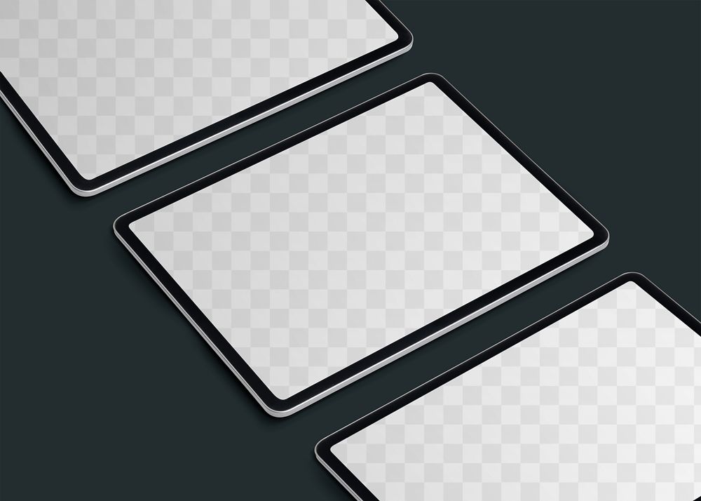 Digital tablet png mockups, transparent | Premium PNG - rawpixel